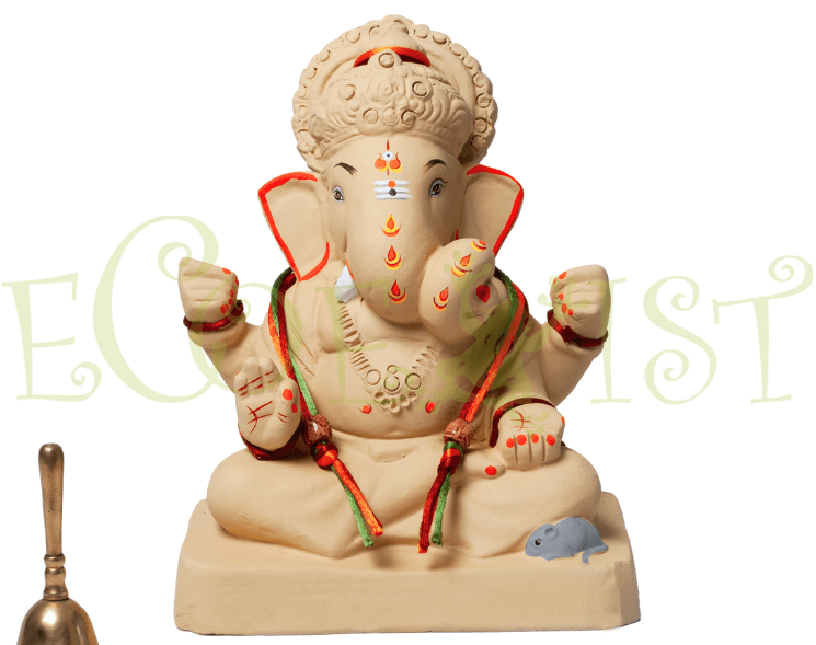 G|RC|Da|10: Eco Renewed Clay Ganesh Idol: Punaravartan Dagdu - 10 ...